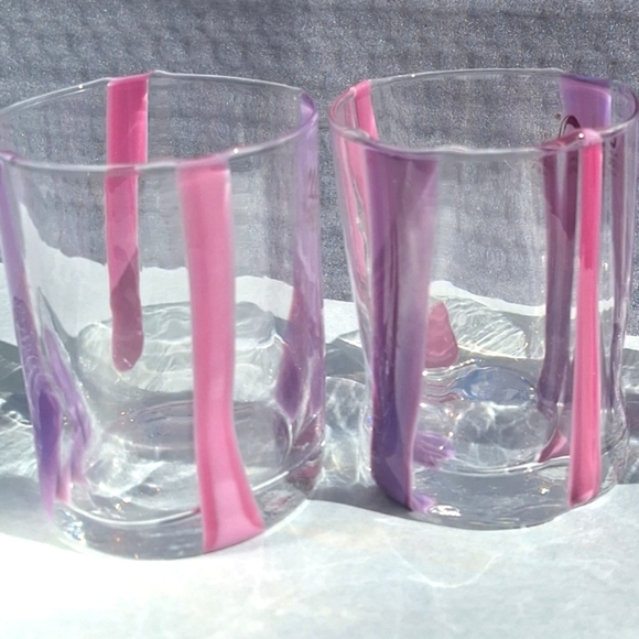Alessandro Coppola | Dining | 2 Murano Drinking Glasses New Blown Glass ...